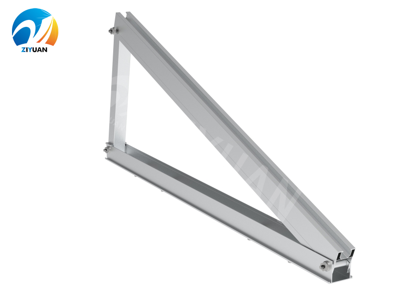 Fixed Triangle Rack mounting systemGround/Flat Concrete Roof,Ballasted ...